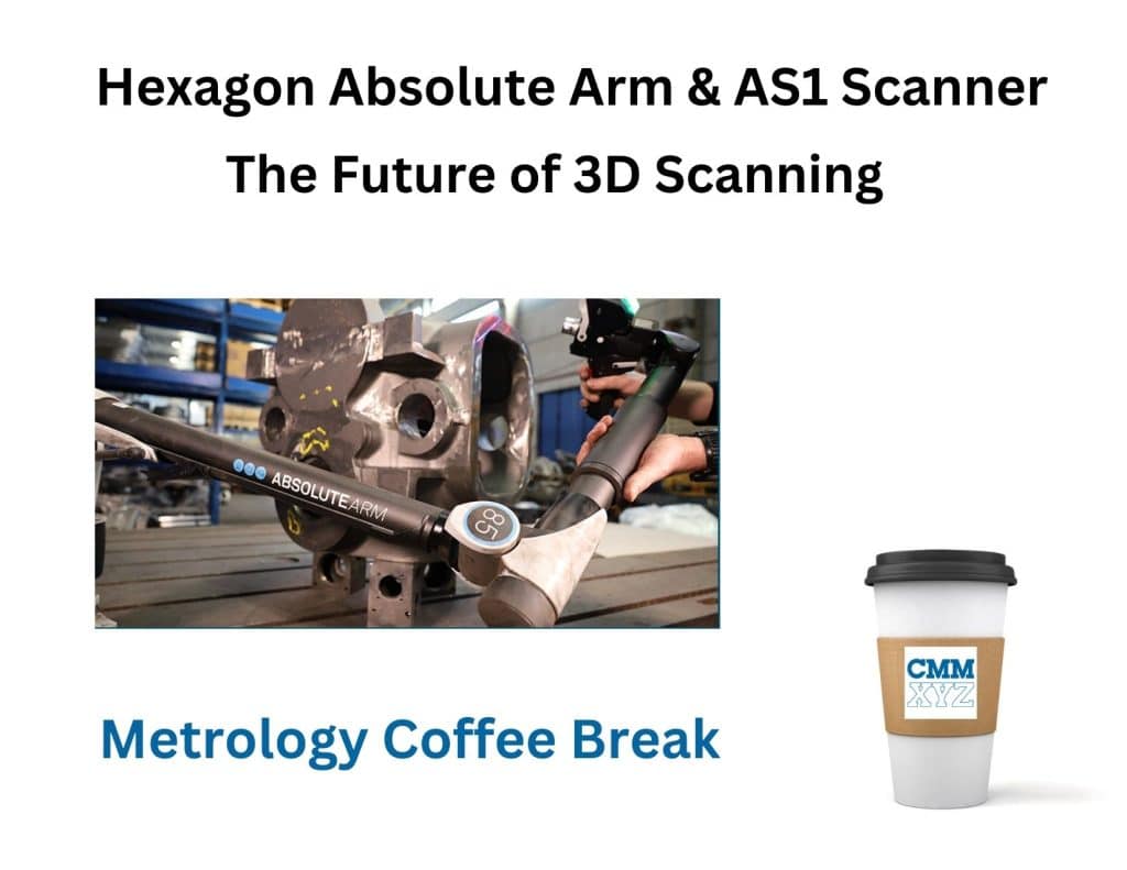 Metrology Coffee Break - Hexagon Absolute Arm with the AS1 Scanner | CMMXYZ