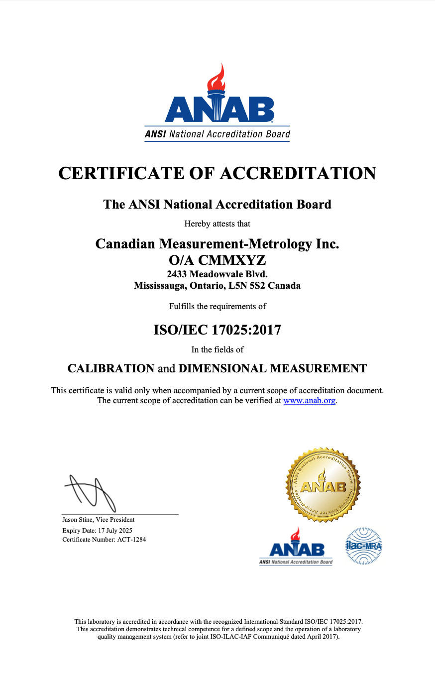 ISO Certification | CMM Certification | ISO Certified CMM Services